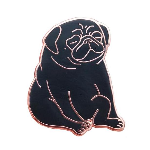 Relaxation Pug Hard Enamel Pin – Pugnacious Pins