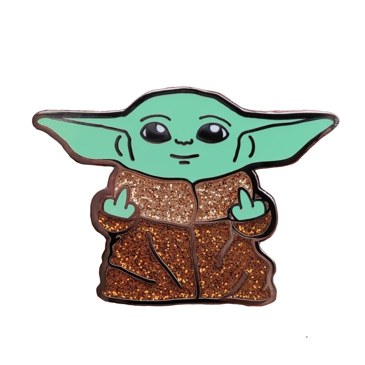 Bad Baby Yoda Hard Enamel Pin – Pugnacious Pins