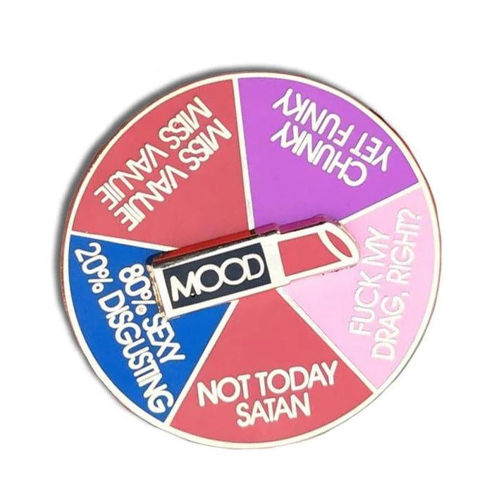 RuPaul Drag Mood Spinning Pin – Pugnacious Pins