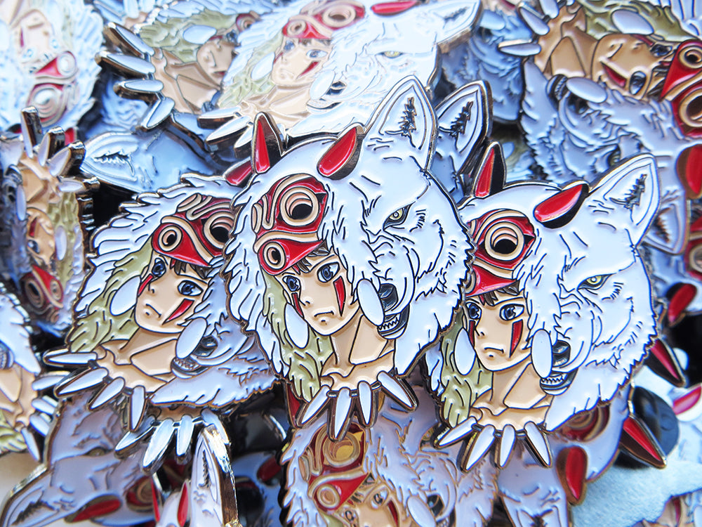 Princess Mononoke Enamel Pin – Pugnacious Pins