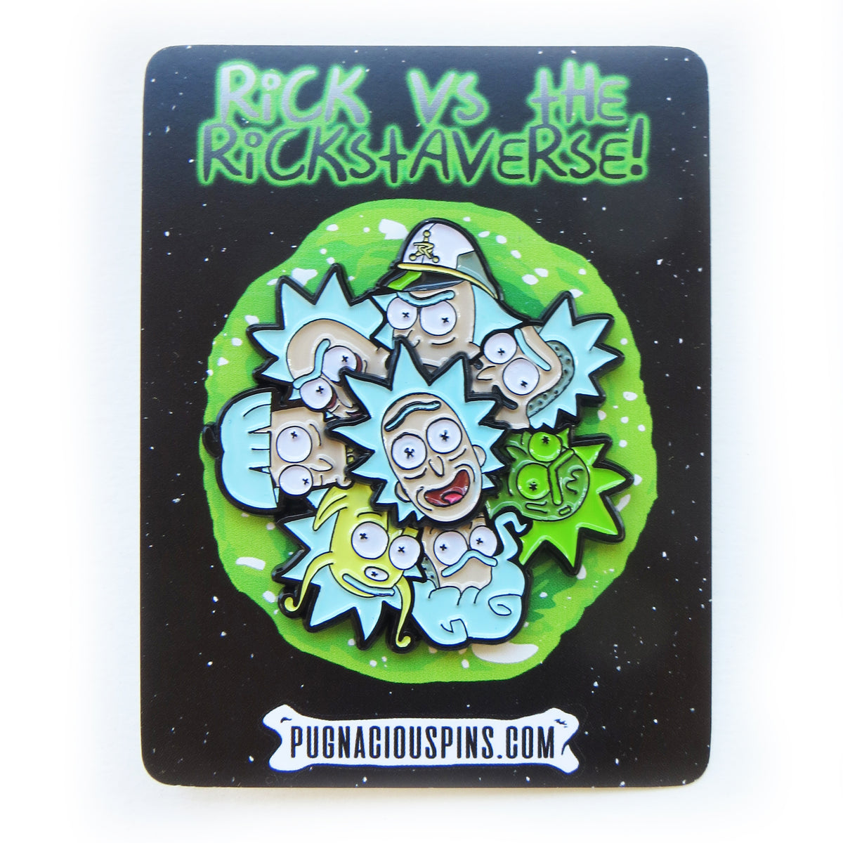 Rick And Morty Spinning Pin – Pugnacious Pins