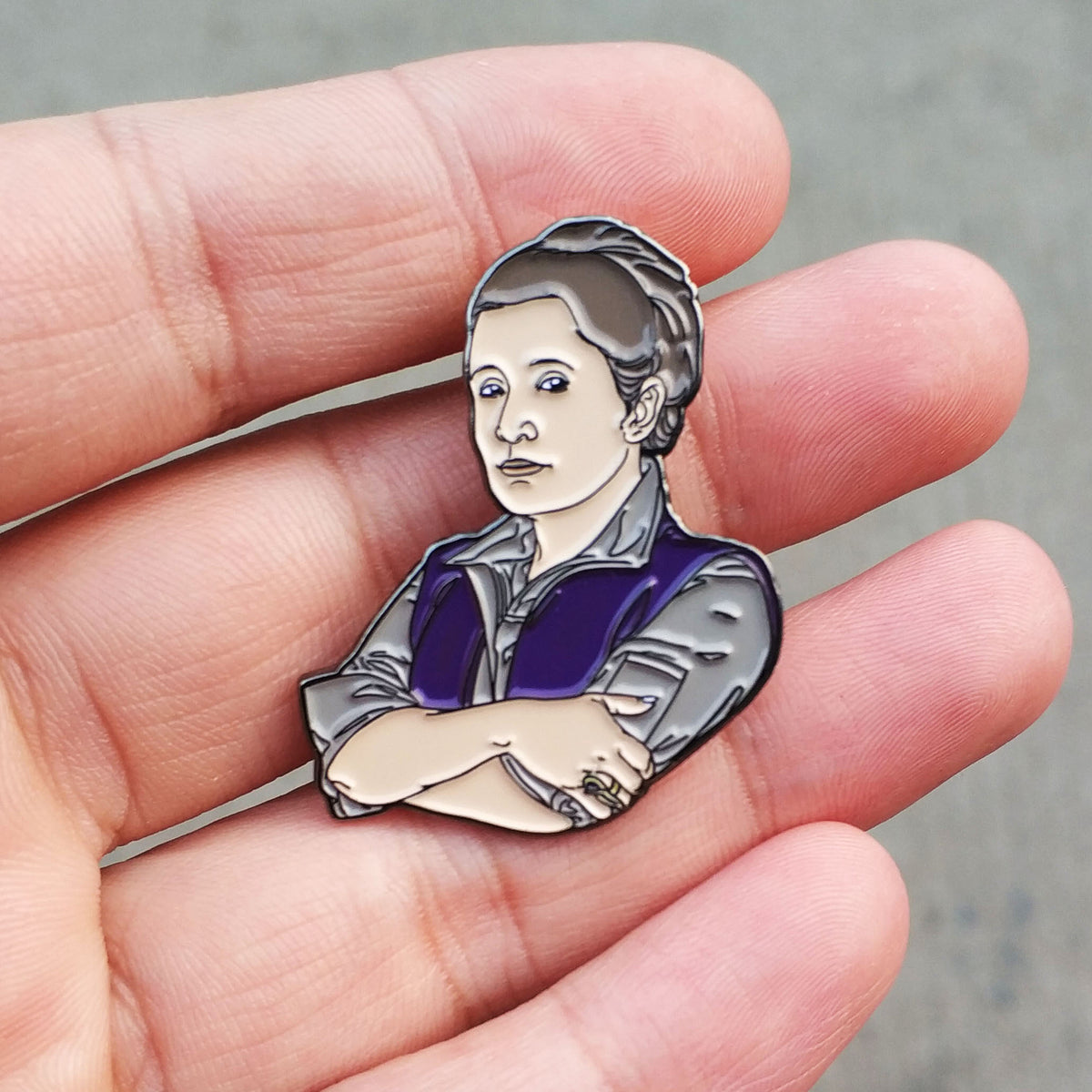 Star Wars Leia Enamel Pin – Pugnacious Pins