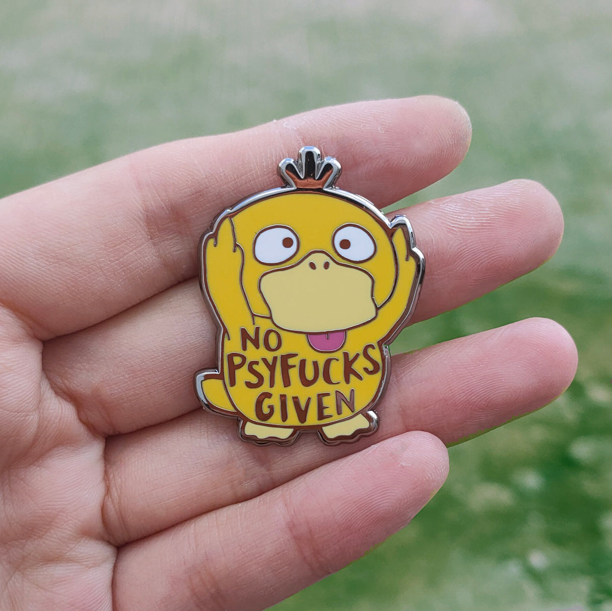 Psyduck PokeMood Hard Enamel Pin – Pugnacious Pins