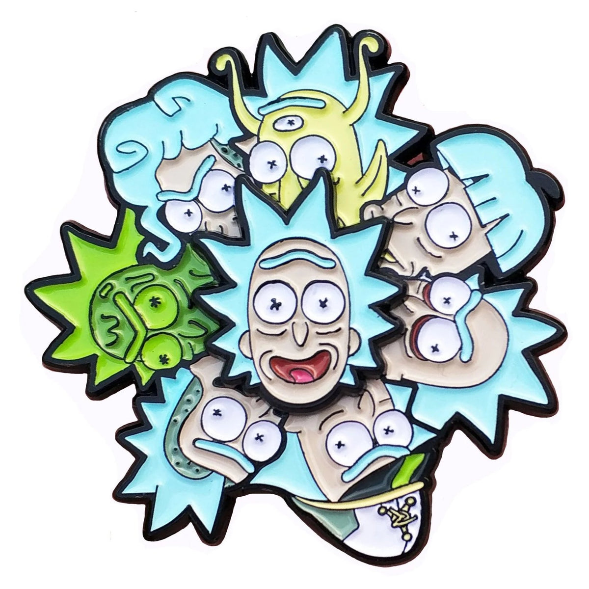 Rick And Morty Spinning Pin – Pugnacious Pins