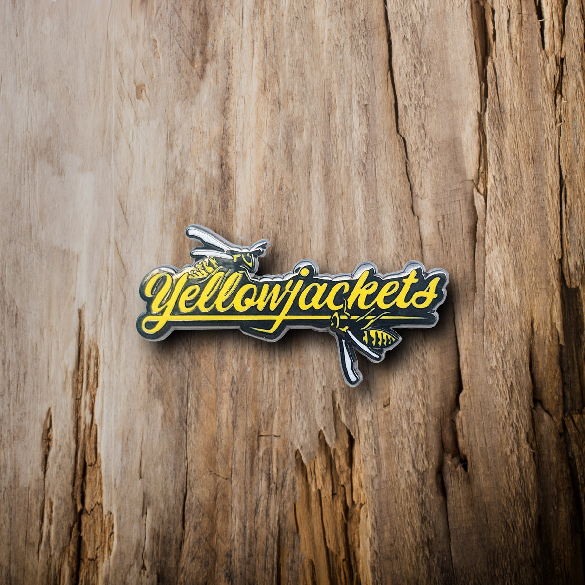 Yellowjackets Logo Hard Enamel Pin – Pugnacious Pins